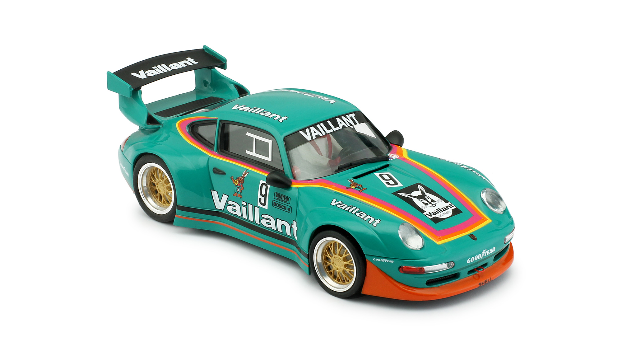 RS0137 RevoSlot 1:32 Fahrzeug Porsche 911 GT2 No.9 Vaillant ...